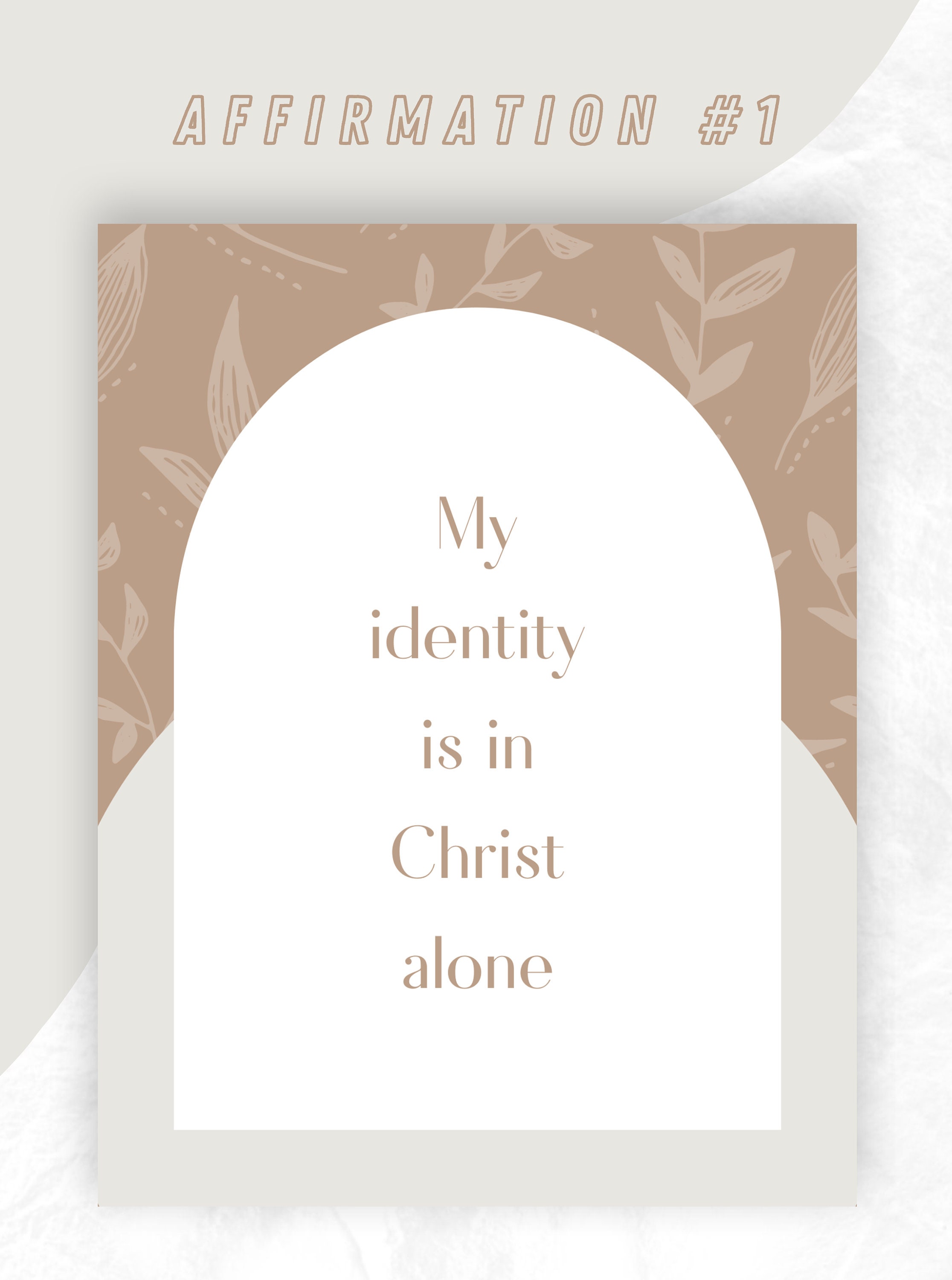 Christian Affirmations for Women of Faith / 4 Printable Affirmations ...