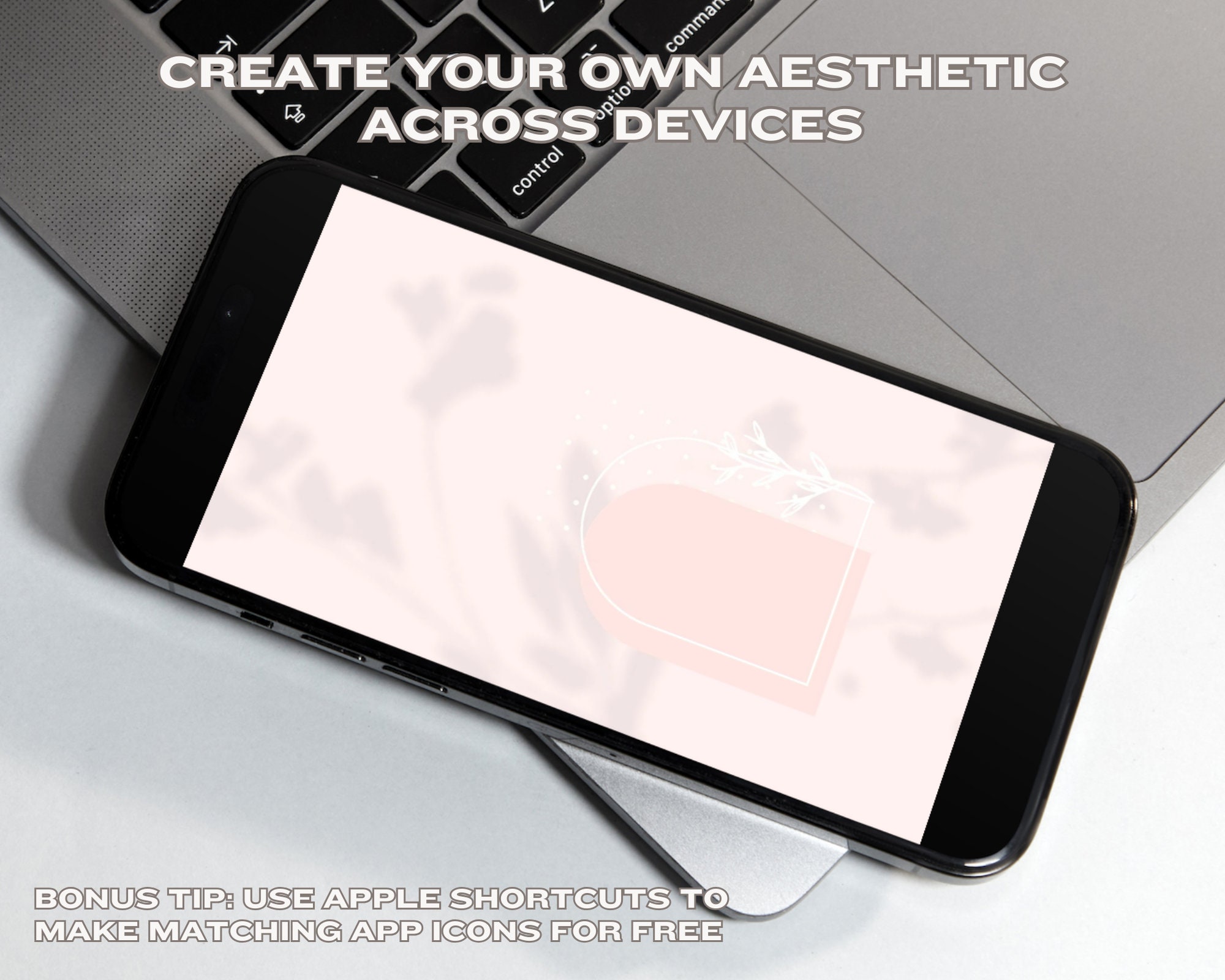 Pastel Rainbow Desktop Wallpaper and Folder Icon Bundle 4K Desktop 3K ...