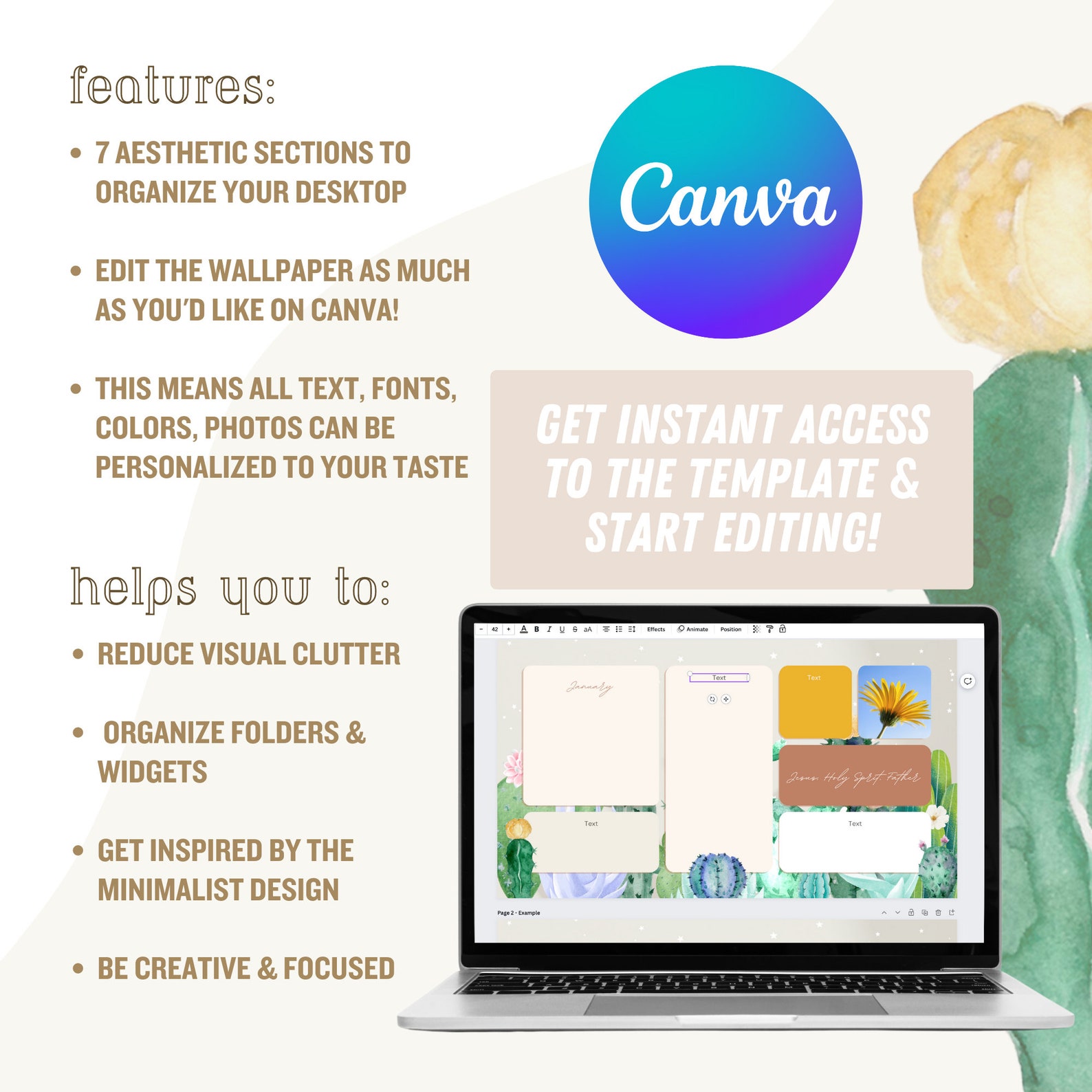 4K Desktop Wallpaper Organizer Computer Desktop Background Laptop ...