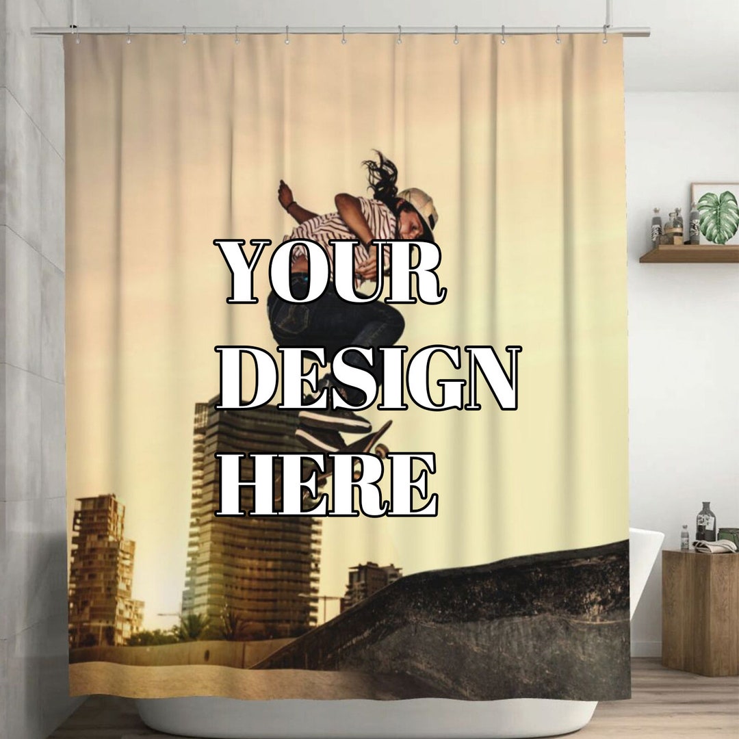 Custom Photo Shower Curtains Custom Image Shower Curtain Custom Shower ...
