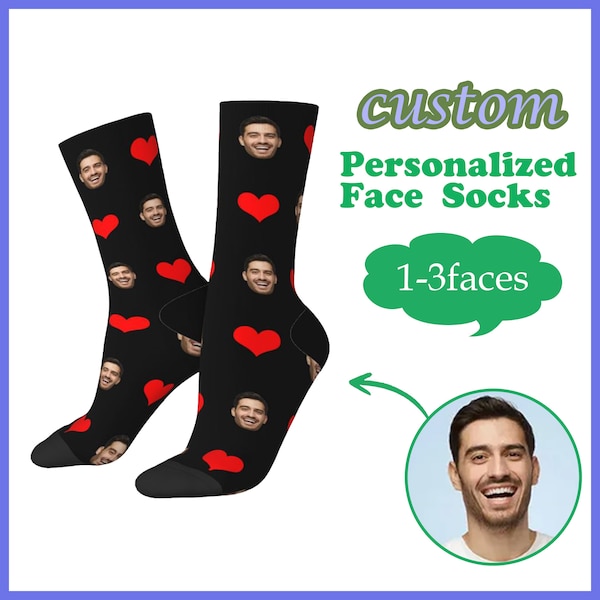 Custom Face Socks - Etsy