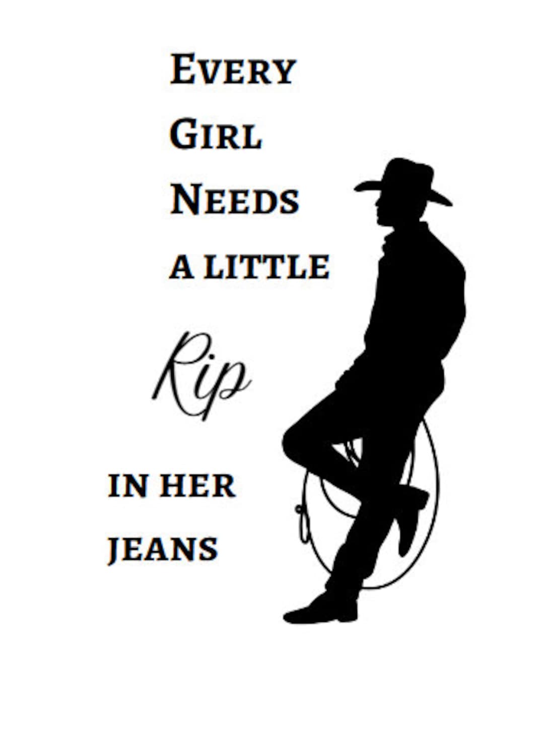 Every Girl Needs A Little Rip In Her Jeans Svg Bundle Funny Etsy