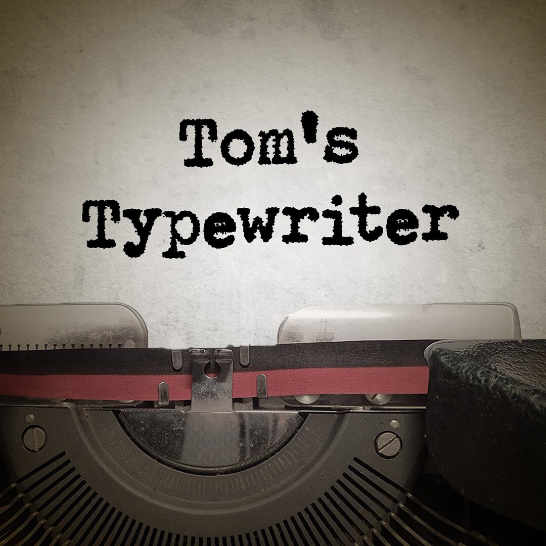 Tom's Typewriter Font OTF Vintage Typewriter Style Font Regular & Heavy Ink Styles - Etsy