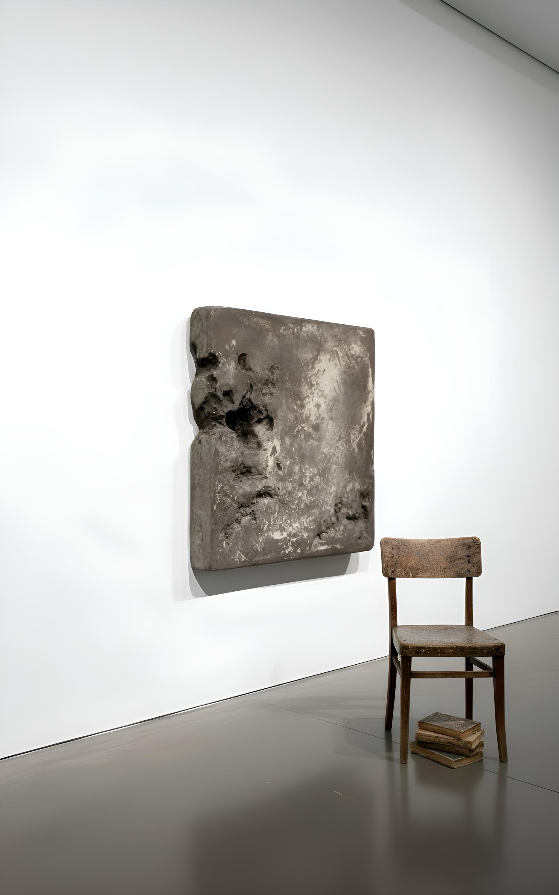Minimalist Handcrafted Plaster Wall Art Collection - GAIA - Taupe Color ...