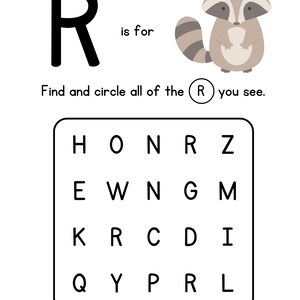Letter R Activity Printable - Preschool Printable - Kindergarten ...