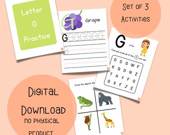 Letter K Activity Printable Preschool Printable Kindergarten Printable ...