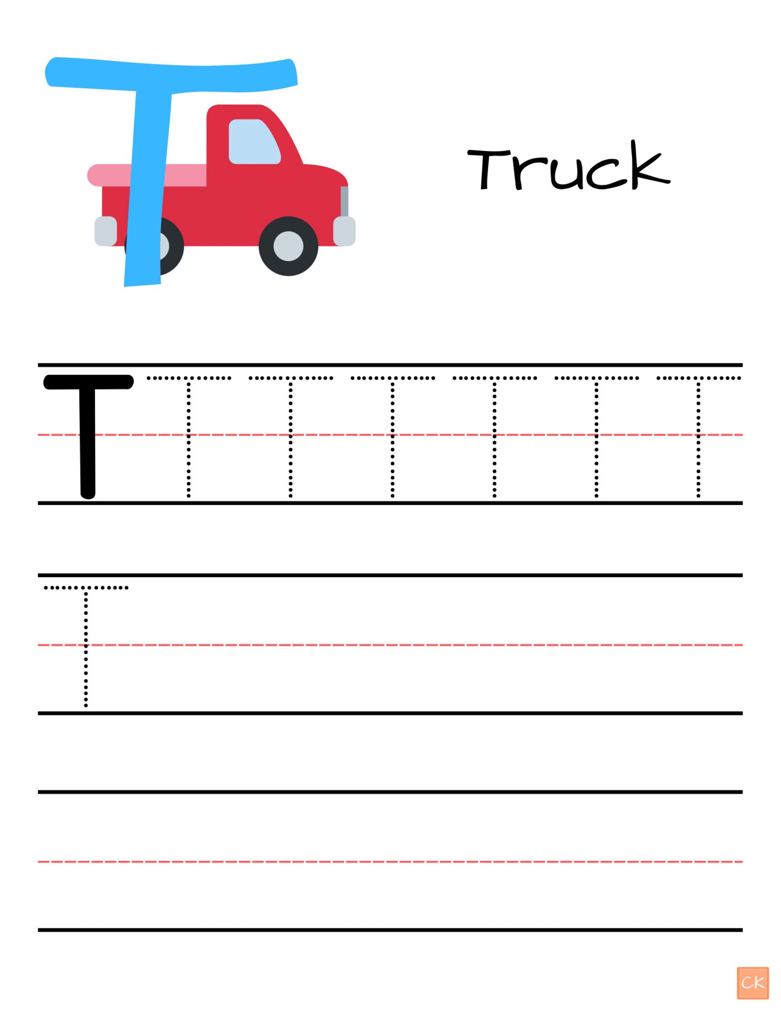 Letter T Activity Printable Preschool Printable Kindergarten Printable ...