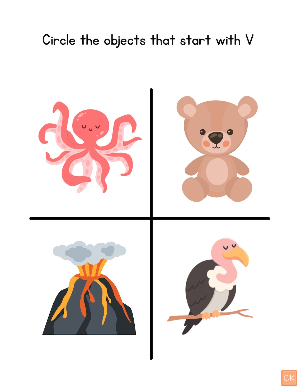 Letter V Activity Printable Preschool Printable - Etsy