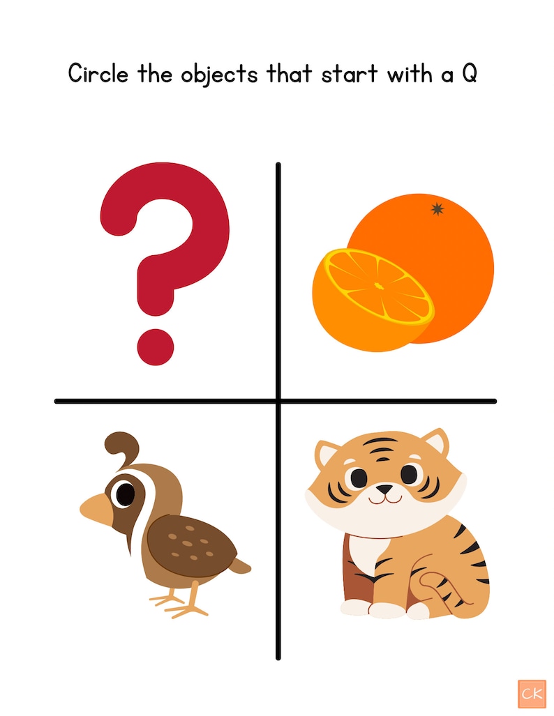 Letter Q Activity Printable - Preschool Printable - Kindergarten ...