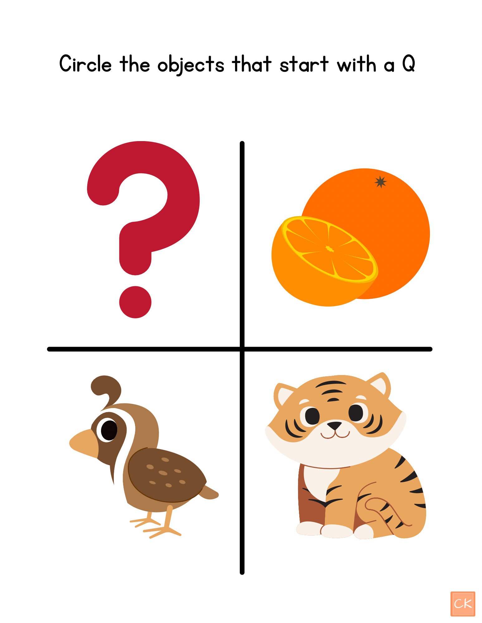 Letter Q Activity Printable - Preschool Printable - Kindergarten ...