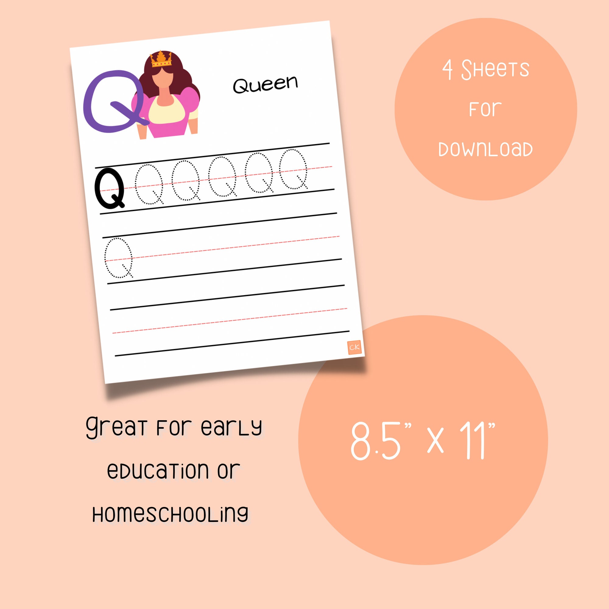 Letter Q Activity Printable - Preschool Printable - Kindergarten ...