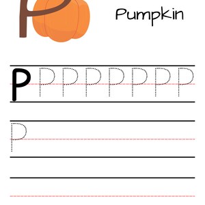 Letter P Activity Printable - Preschool Printable - Kindergarten ...