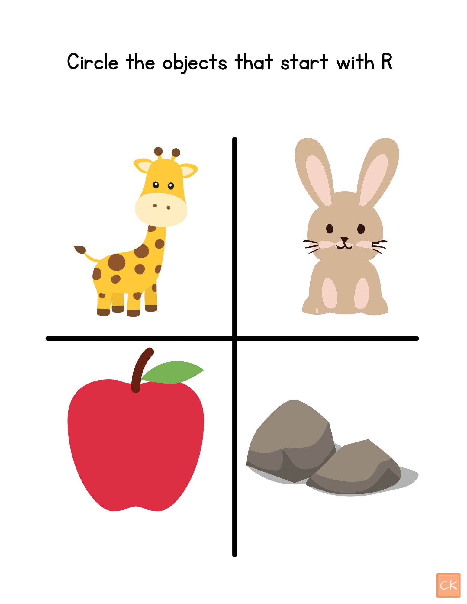 Letter R Activity Printable Preschool Printable Kindergarten Printable ...