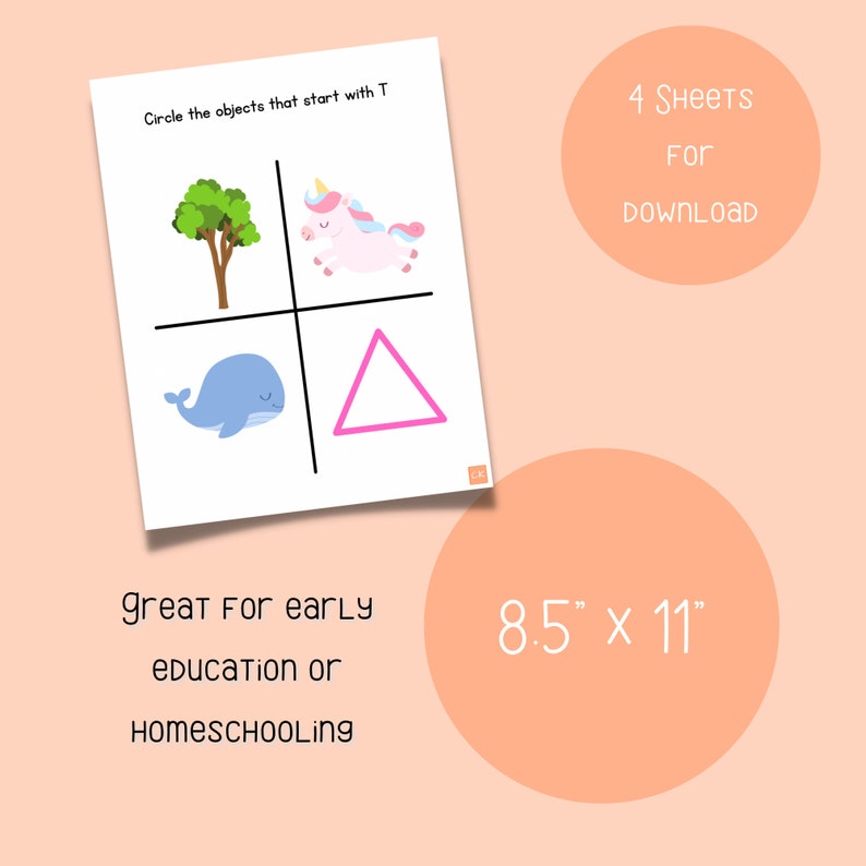 Letter T Activity Printable Preschool Printable Kindergarten Printable ...