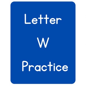 Letter W Activity Printable - Preschool Printable - Kindergarten ...