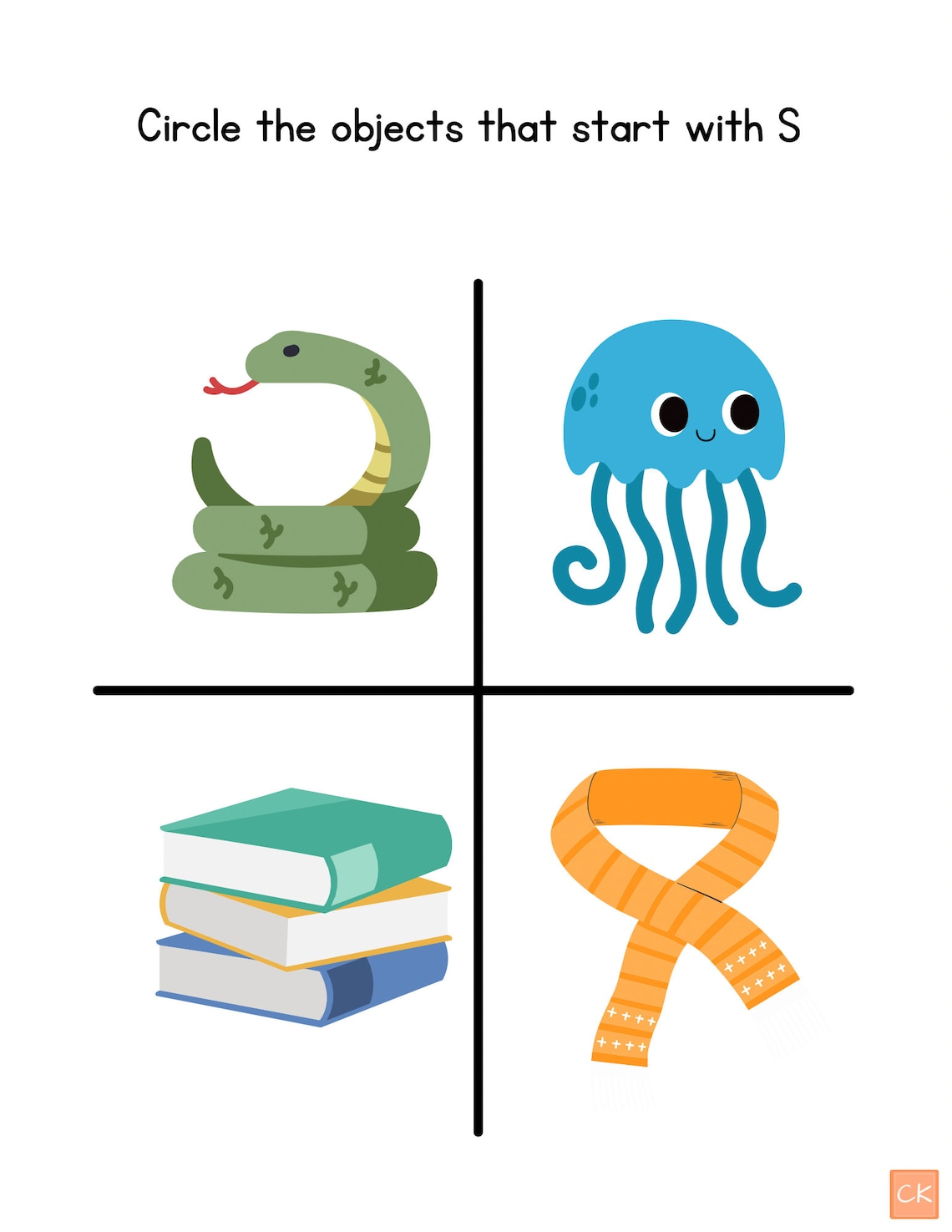 Letter S Activity Printable Preschool Printable - Etsy