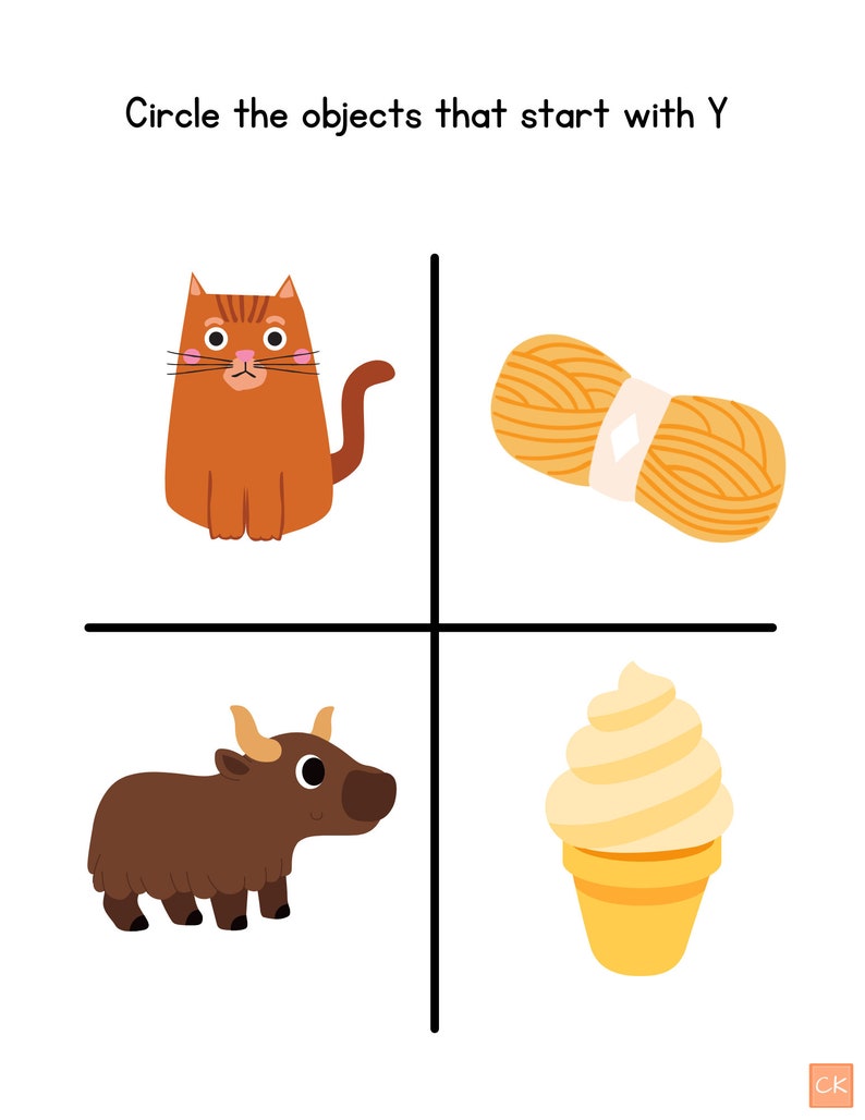 Letter Y Activity Printable - Preschool Printable - Kindergarten ...