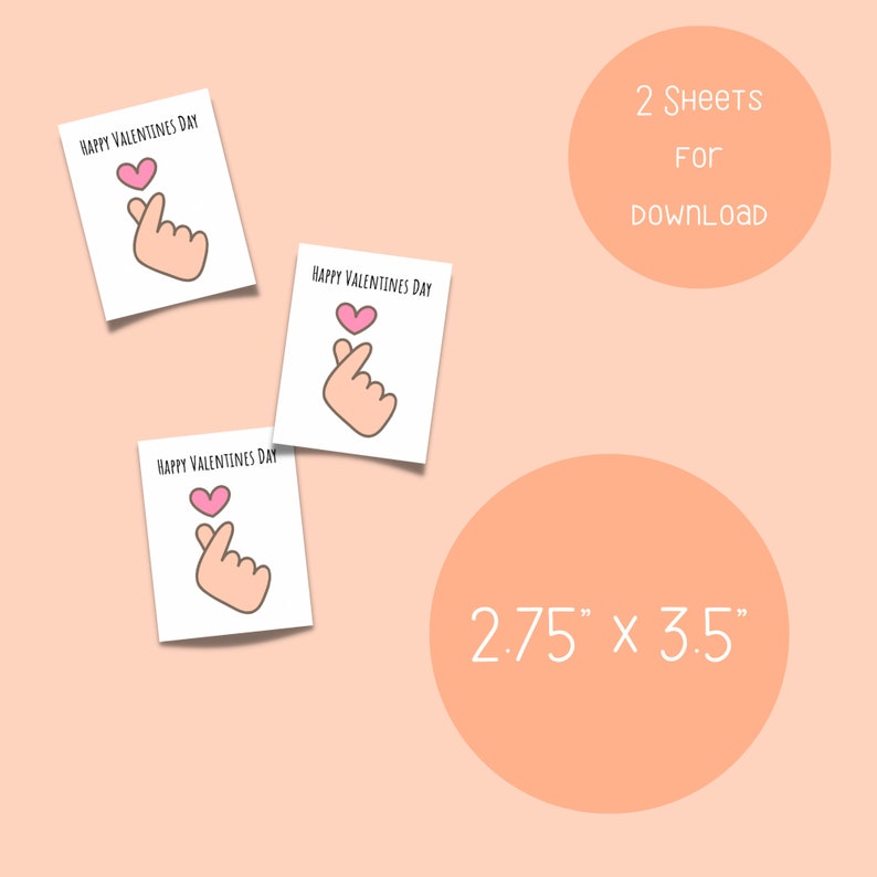 Valentines for Classrooms Printable Valentine's Day Cards for Students ...