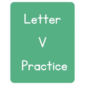 Letter V Activity Printable Preschool Printable Kindergarten Printable ...