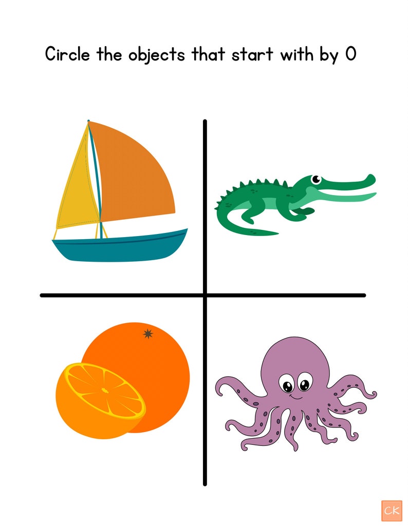 Letter O Activity Printable Preschool Printable Kindergarten Printable ...