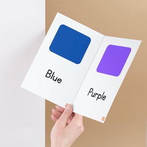 Color Card Printable - Preschool Printable - Kindergarten Printable ...