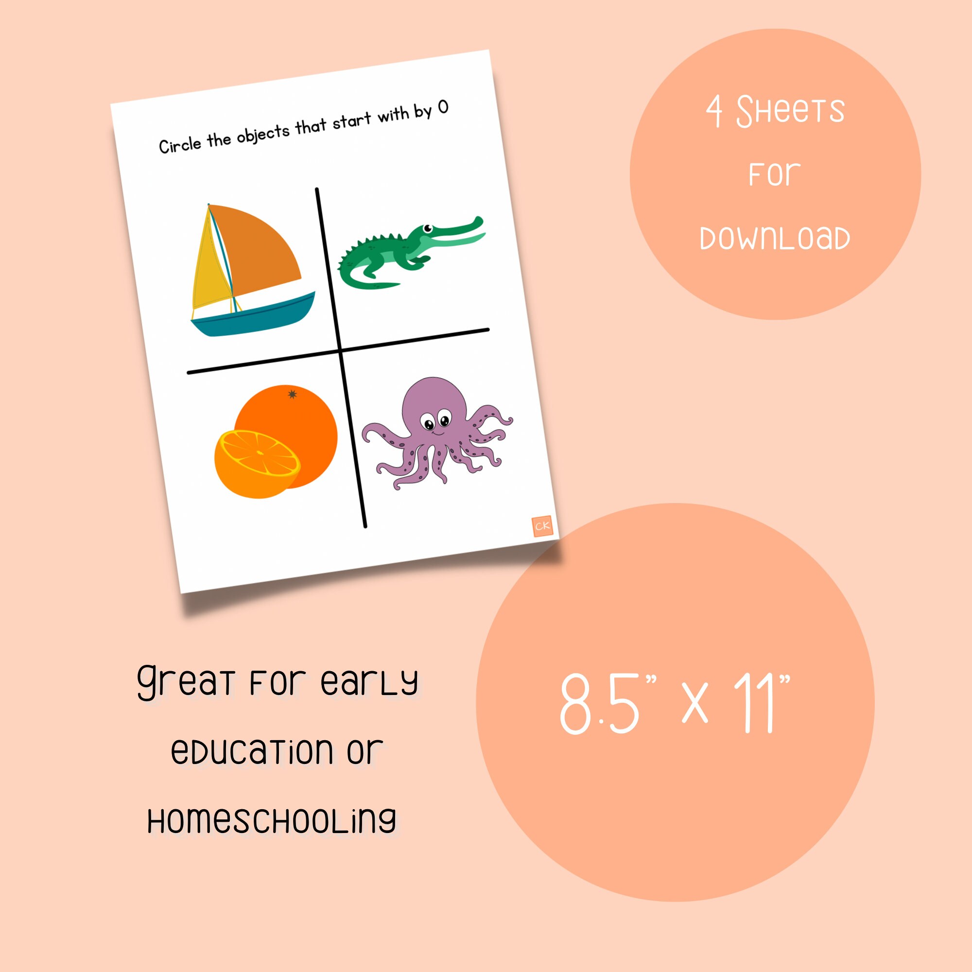 Letter O Activity Printable - Preschool Printable - Kindergarten ...