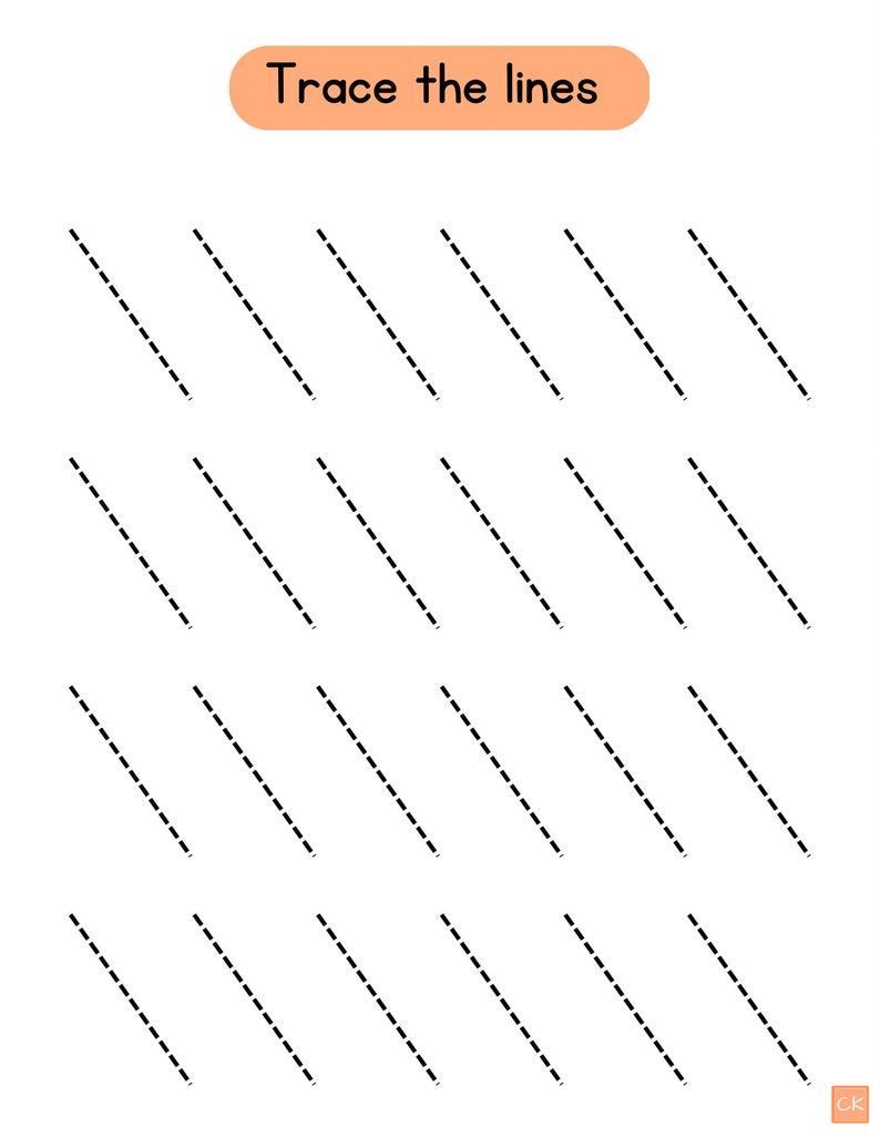 Pencil Control Activity Printable Preschool Printable - Etsy