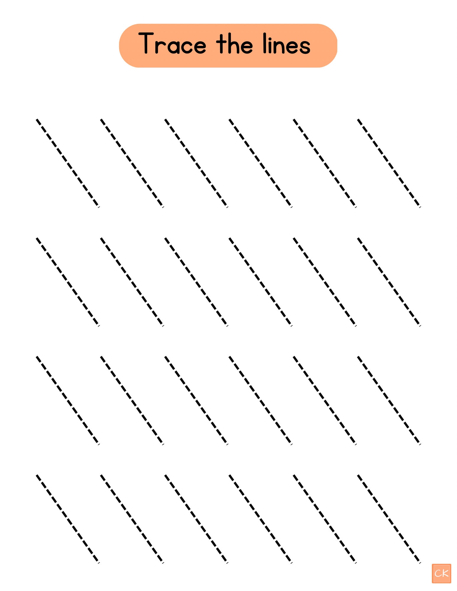 Pencil Control Activity Printable Preschool Printable Kindergarten ...