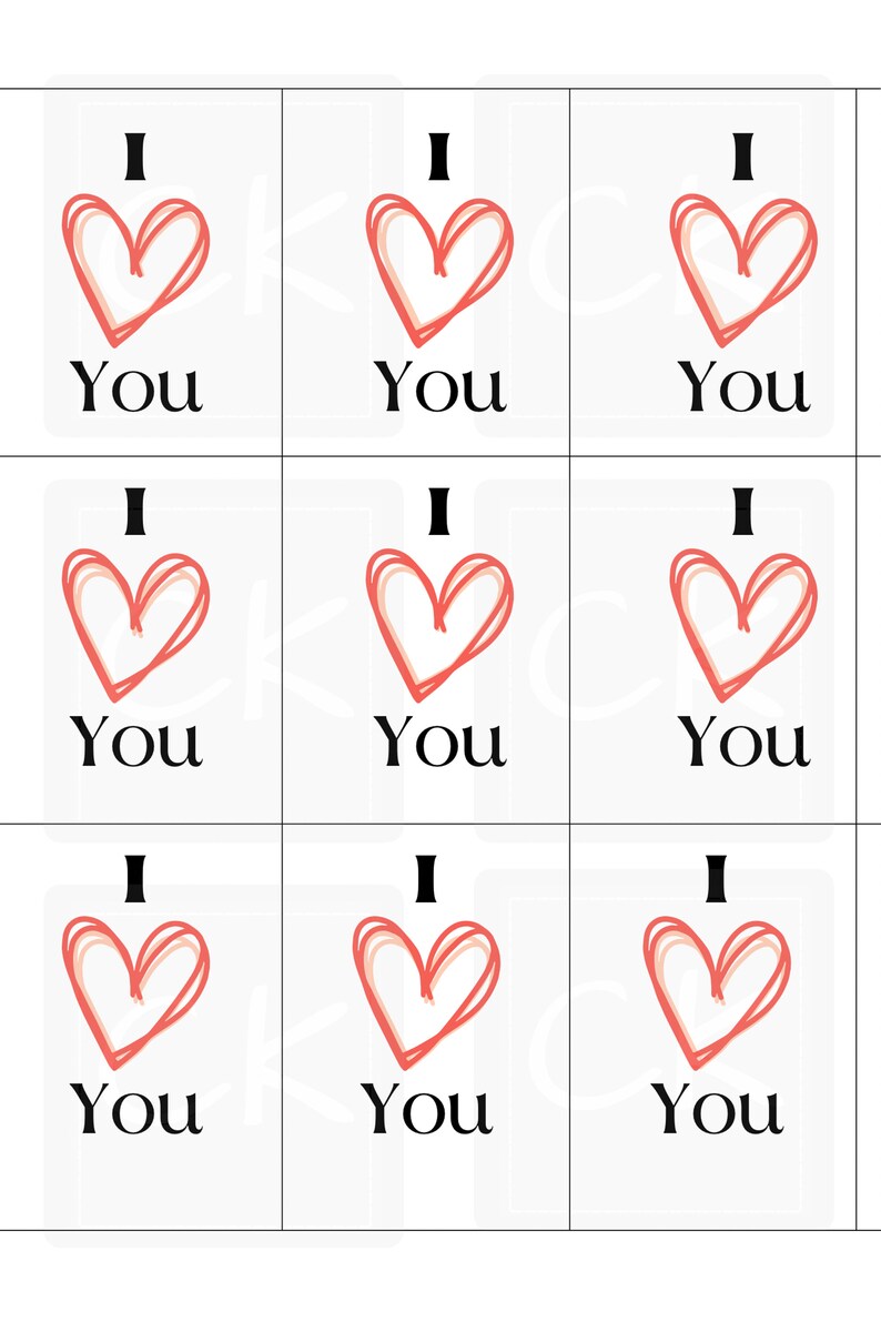 Valentines for Classrooms Printable Valentine's Day Cards for Students ...