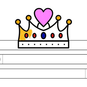 Kids Crown Printable - Coloring Printable - Printable Toddler Activity ...