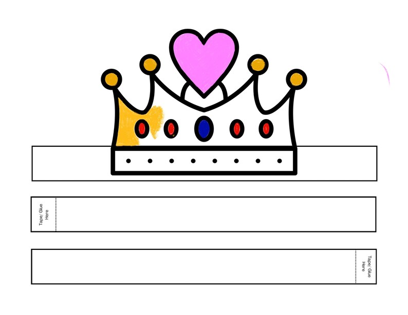 Kids Crown Printable - Coloring Printable - Printable Toddler Activity ...