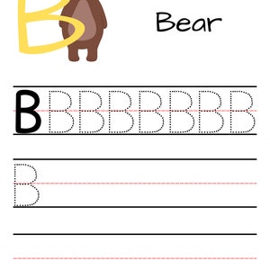 Letter B Activity Printable - Preschool Printable - Kindergarten ...