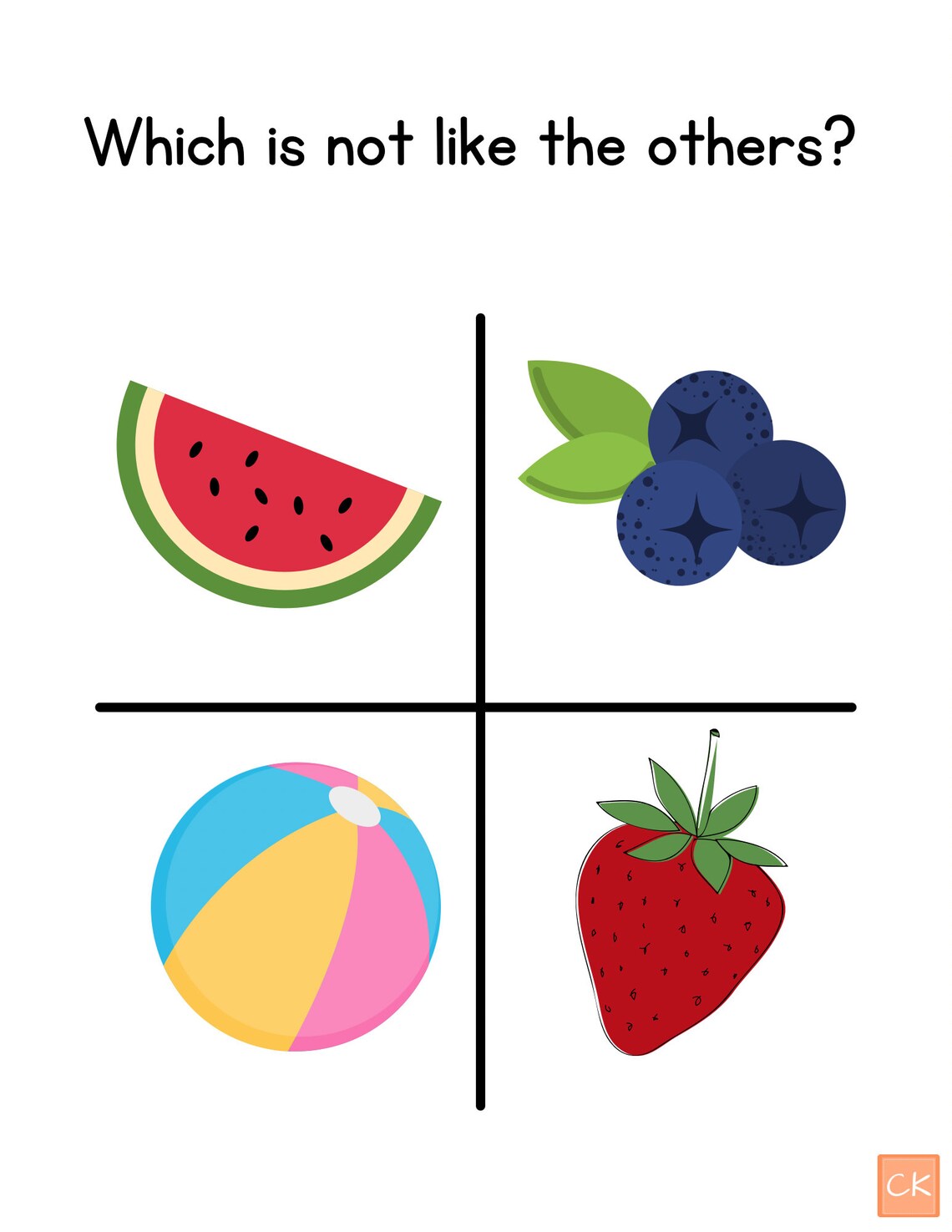 Spot the Difference Activity Printable Toddler Printable - Etsy