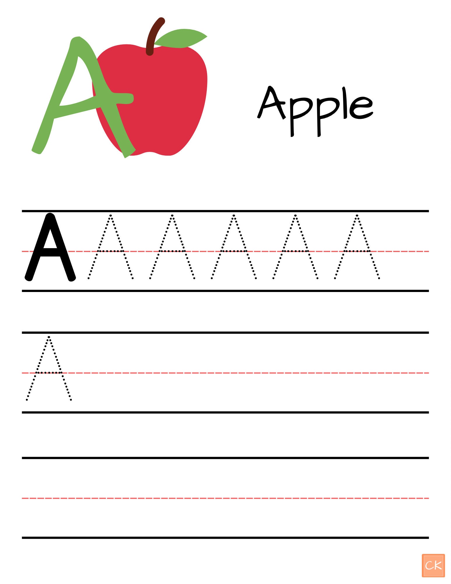 Letter A Activity Printable Preschool Printable Kindergarten Printable ...