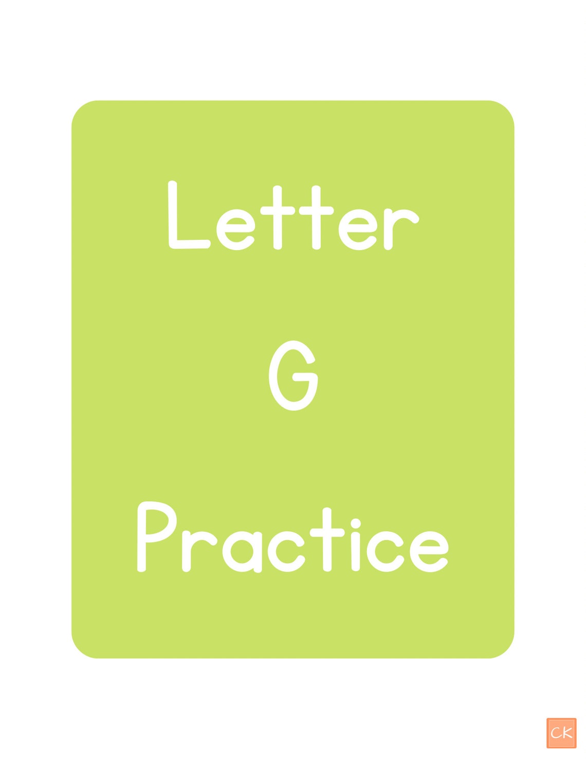 Letter G Activity Printable Preschool Printable - Etsy