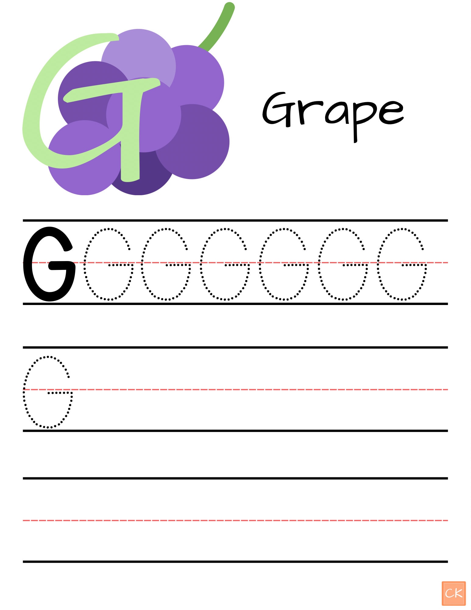 Letter G Activity Printable - Preschool Printable - Kindergarten ...