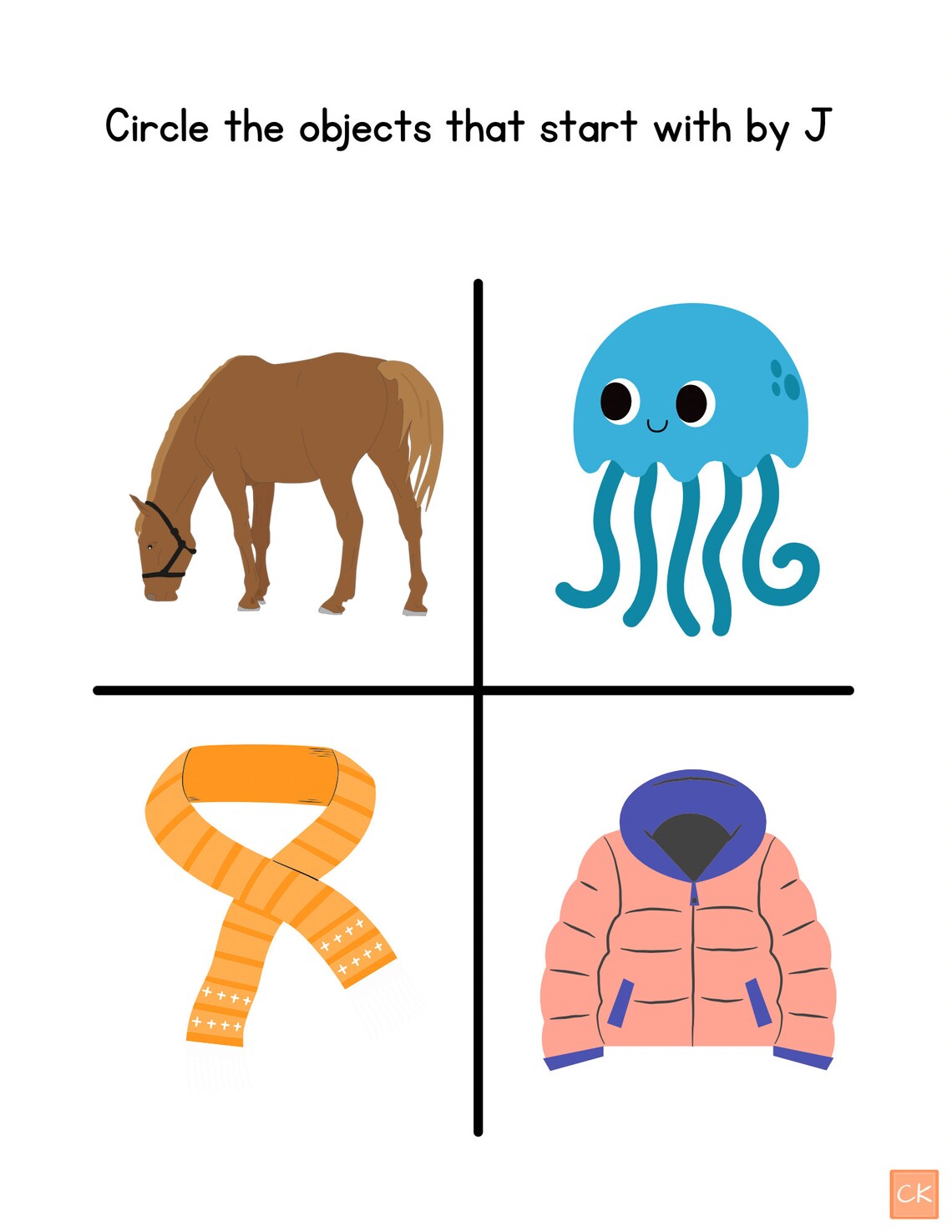 Letter J Activity Printable Preschool Printable Kindergarten Printable ...