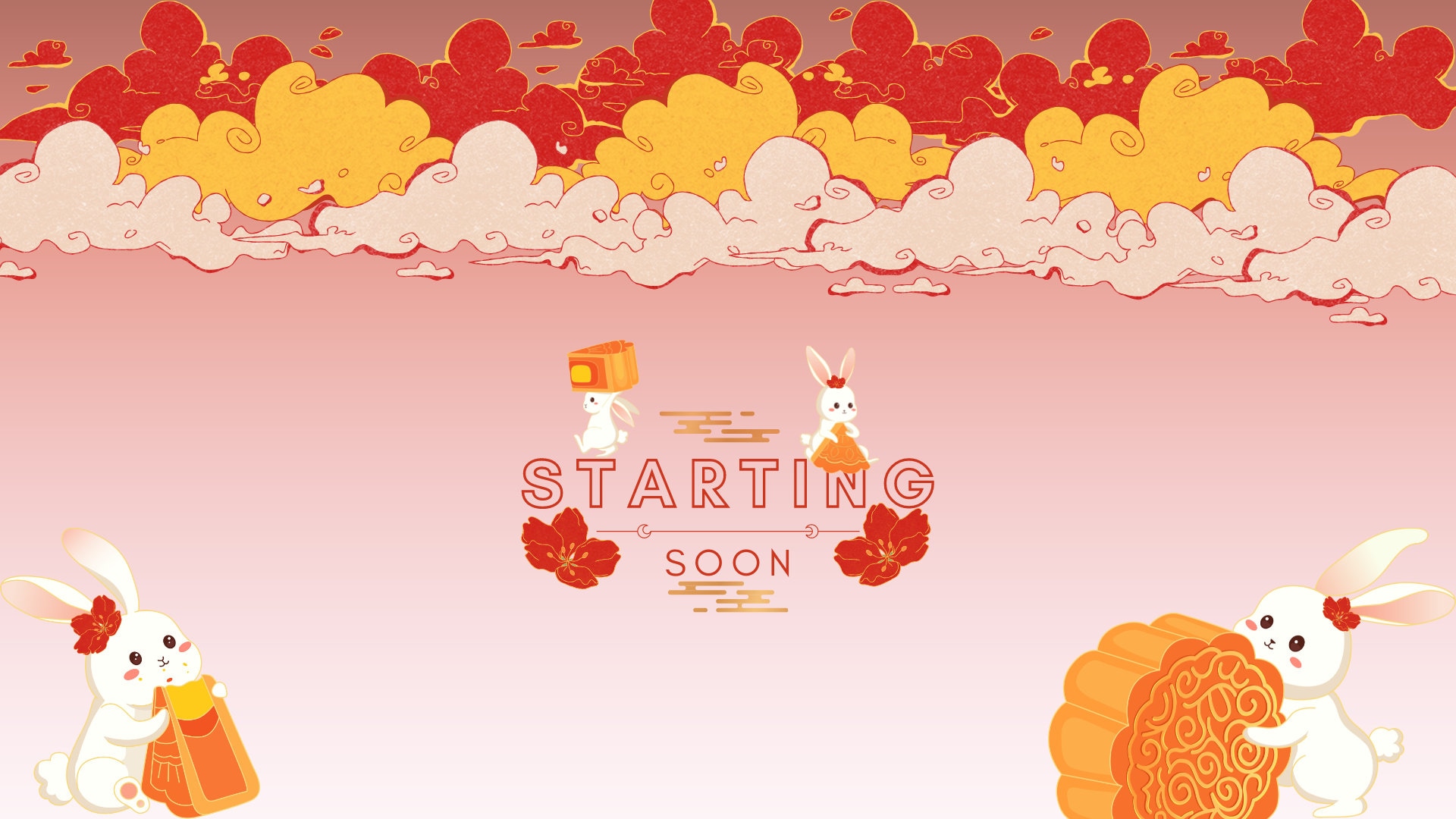 Lunar New Year Stream Overlay | Rabbit Stream Overlay | Twitch Overlay ...