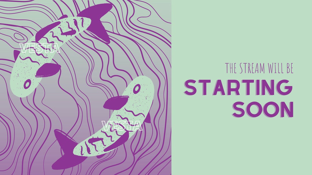 Fish Stream Overlay | Twitch Overlay | Youtube Overlay - Etsy