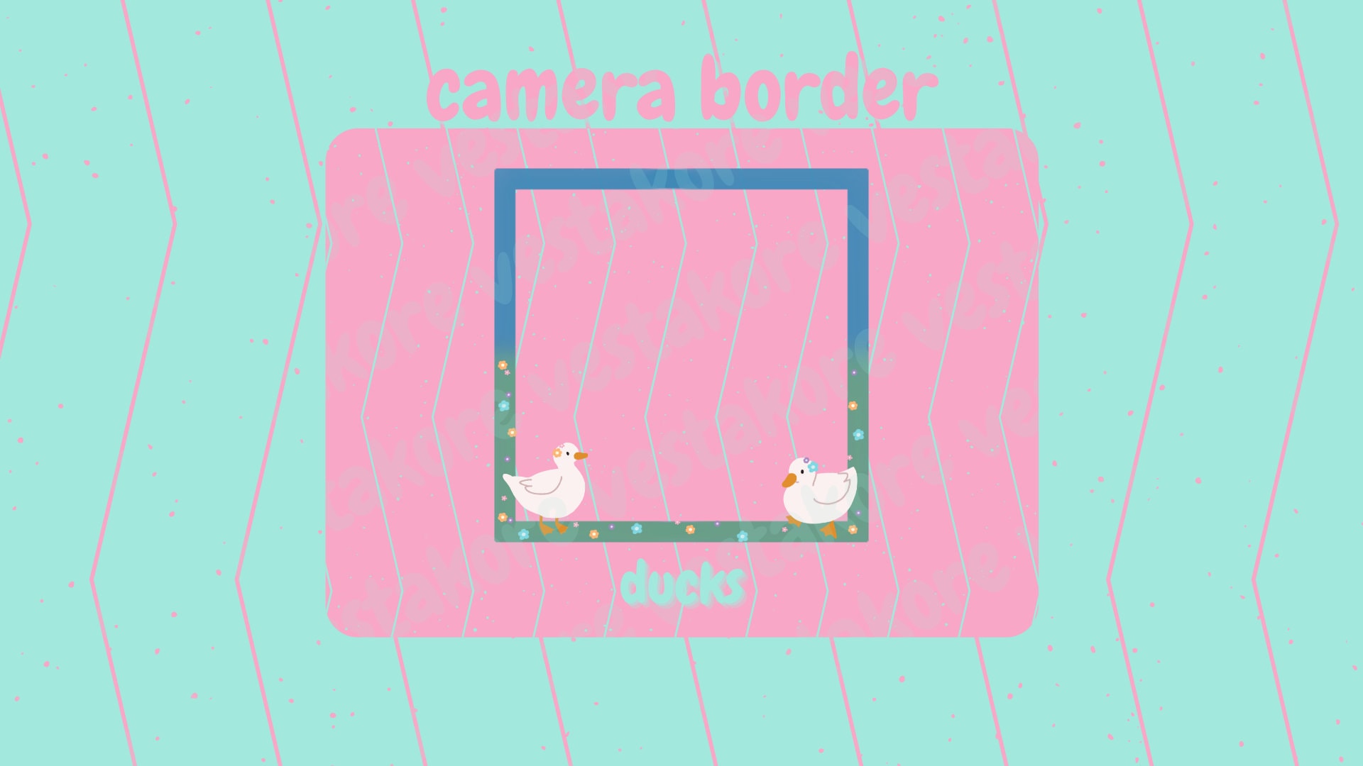 Cute Duck Border for Twitch | Camera Border - Etsy