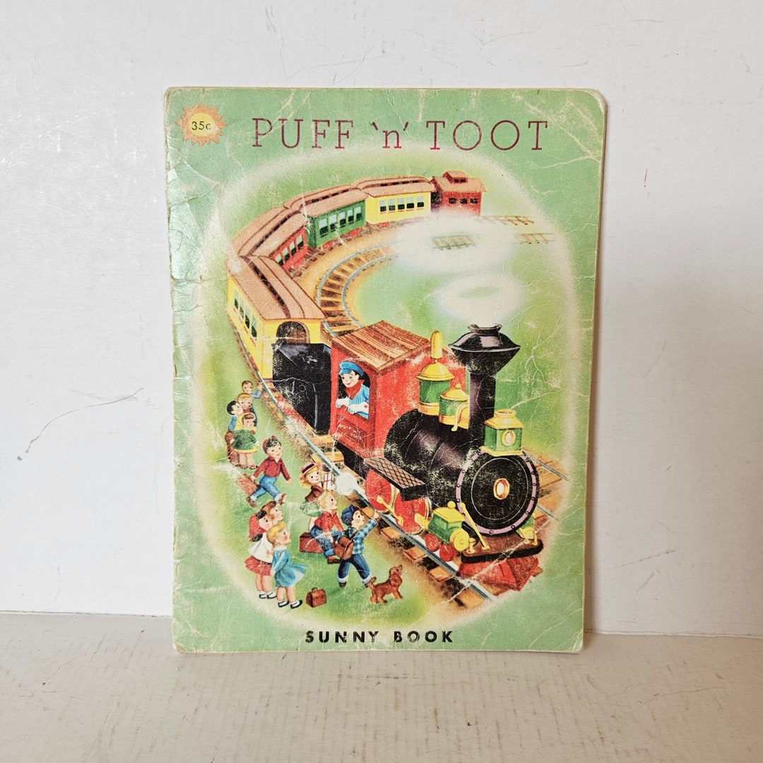 Vintage Puff 'n' Toot Children's Book, 1969 Elsie Darien Illustration ...
