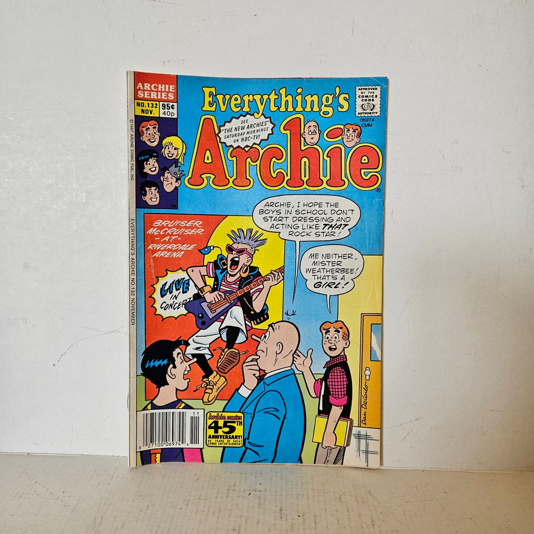Vintage 1987 Everything's Archie Comic Magazine, No. 132 - Etsy