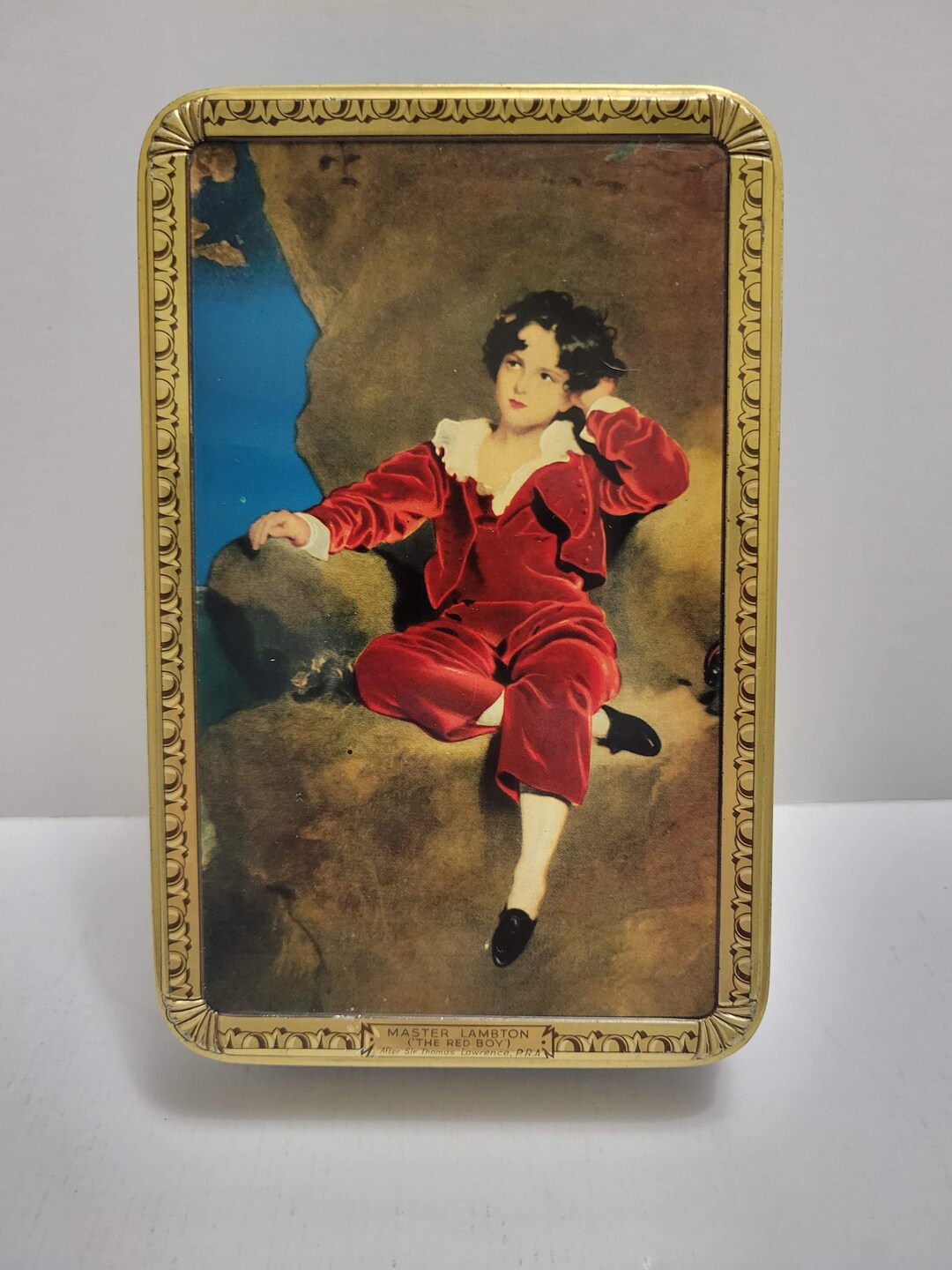 Vintage Wilkin's Red Boy Toffee Tin, Made in England, World's Garden Toffery, Collectible Tin ...