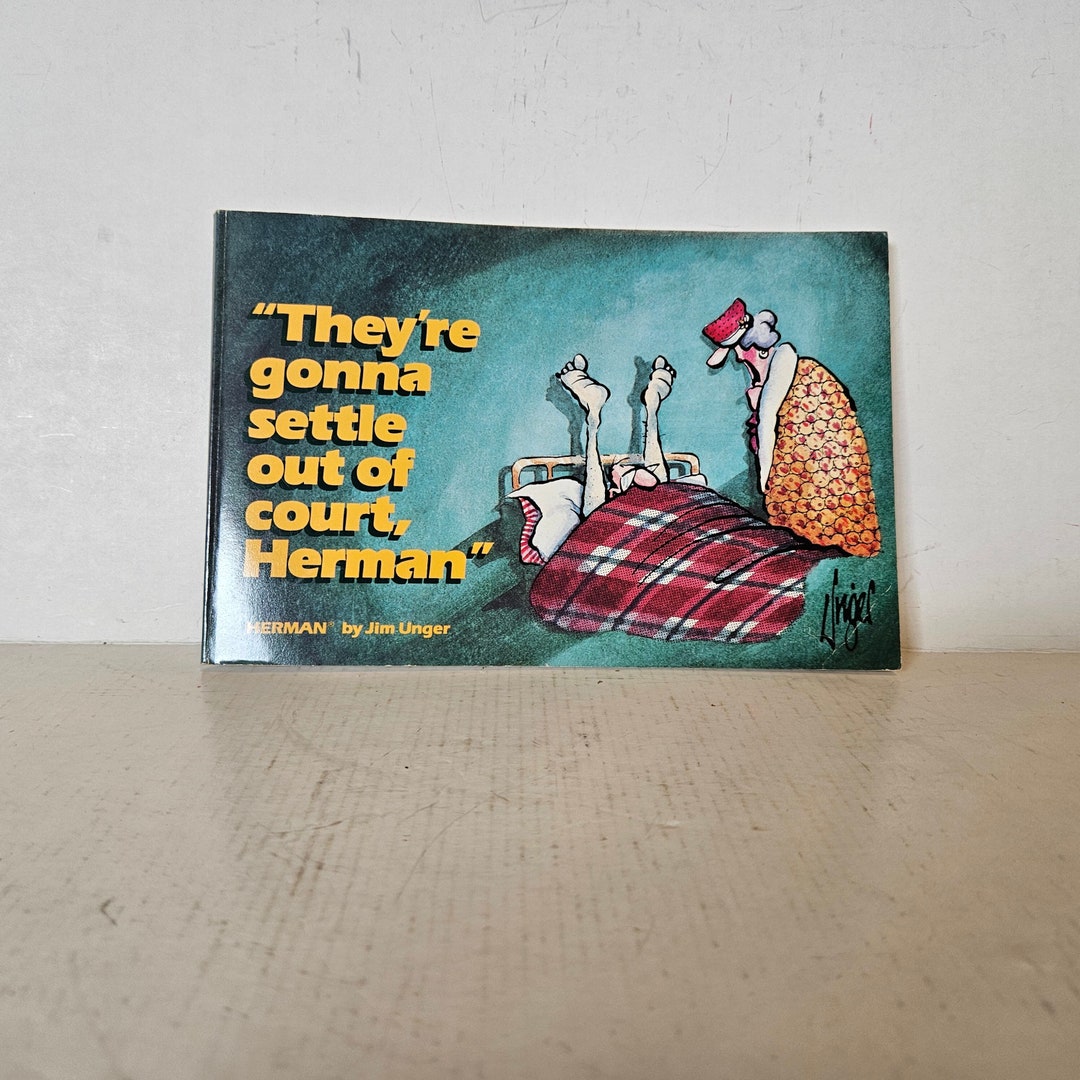 Vintage 1989 Comic Book "they're Gonna Settle Out of Court, Herman" by ...