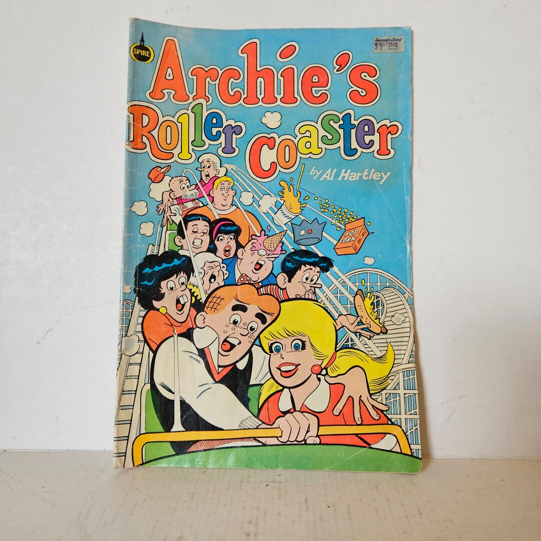 Vintage 1981 Archie's Roller Coaster by Al Hartley Spire Comics - Etsy