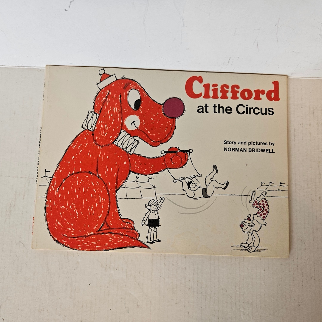 Vintage 1977 Clifford at the Circus by Norman Bridwell - Etsy