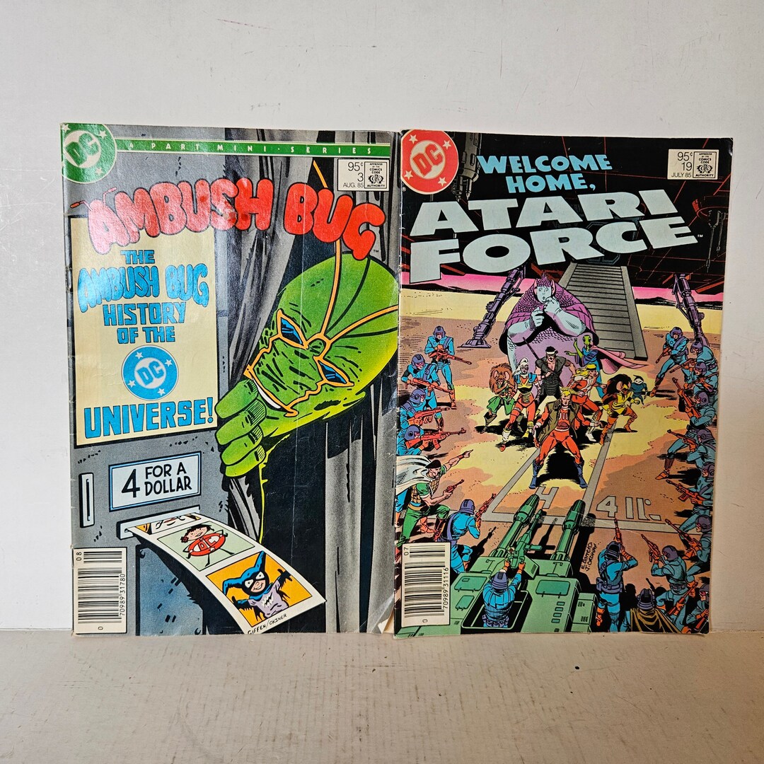 Vintage 1980s Lot of Two DC Comics, Ambush Bug No. 3, Atari Force No. 19 - Etsy