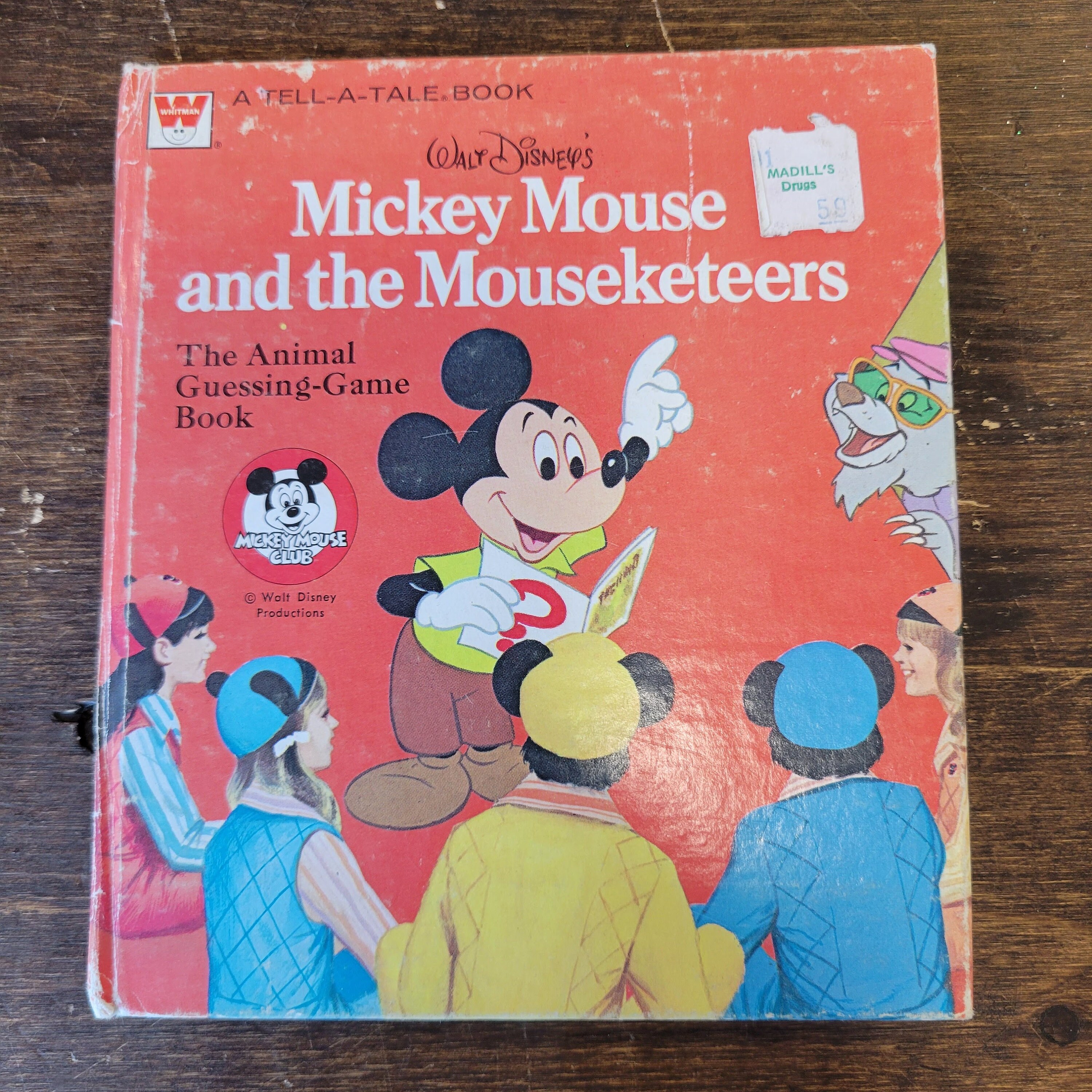 Vintage 1977 Walt Disney's Mickey Mouse and the Mouseketeers, Whitman ...