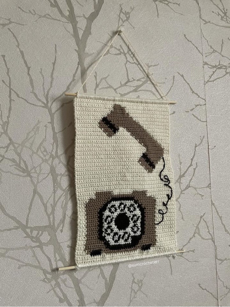 Telephone Tapestry Crochet Pattern - Etsy