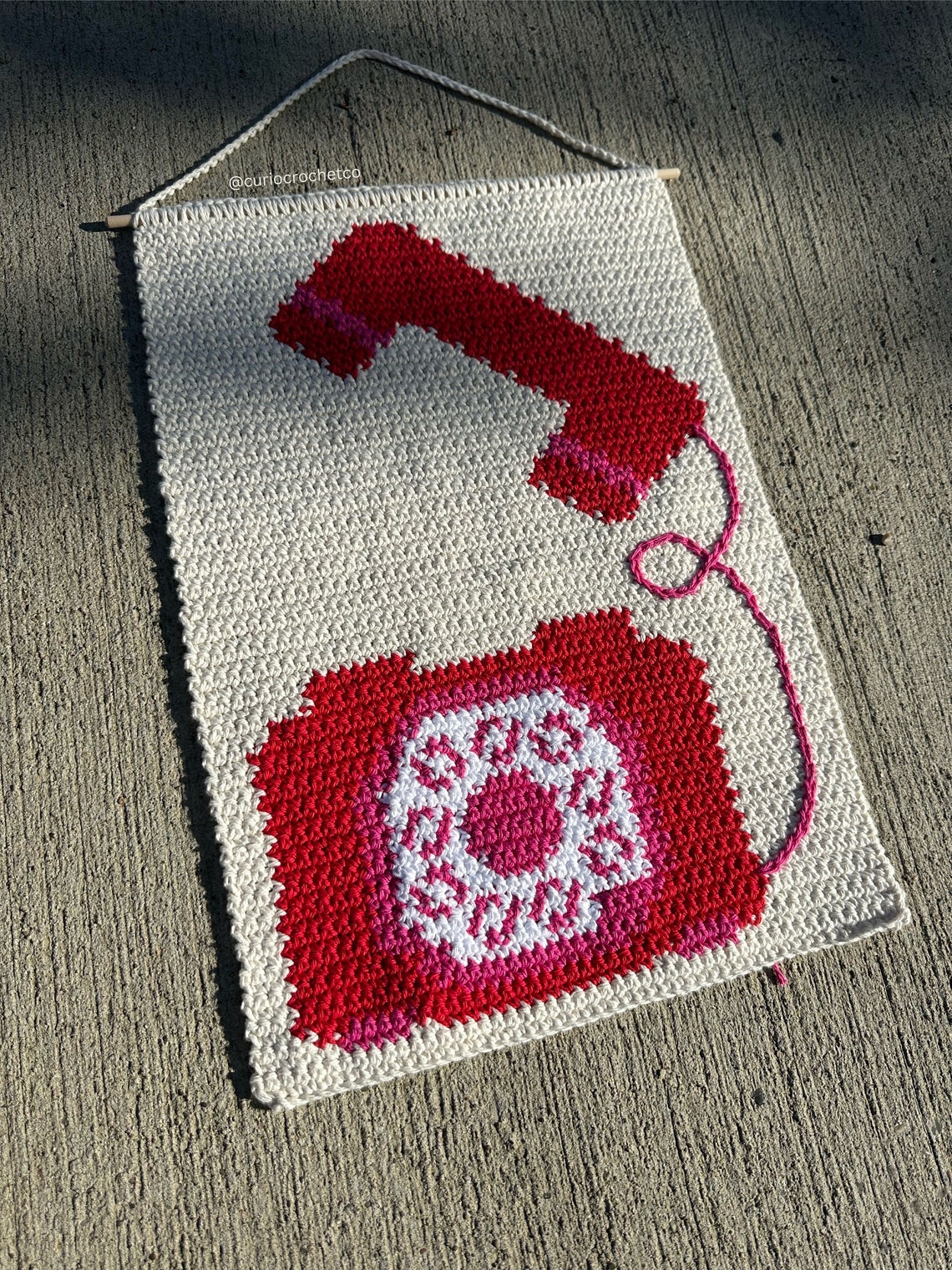 Telephone Tapestry Crochet Pattern - Etsy